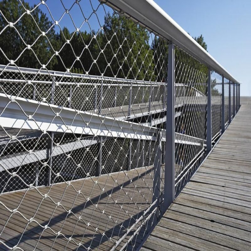 Jakob Mesh: Stainless Steel Ferrule Cable Mesh